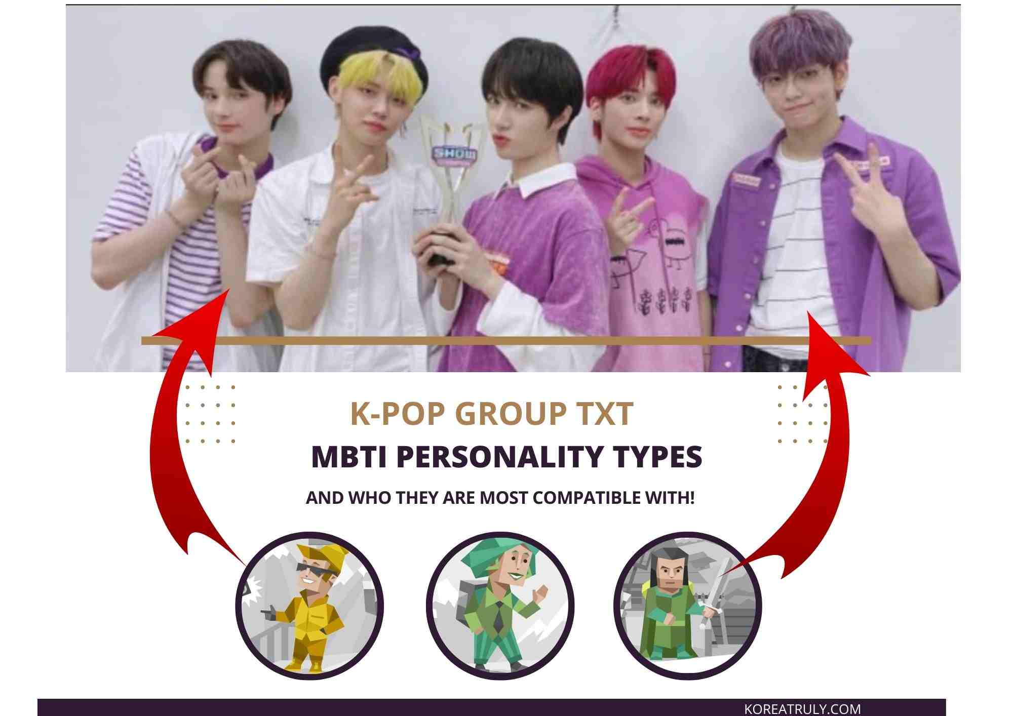 TXT MBTI Personality Types Revealed | Check Your Romantic Compatibility ...